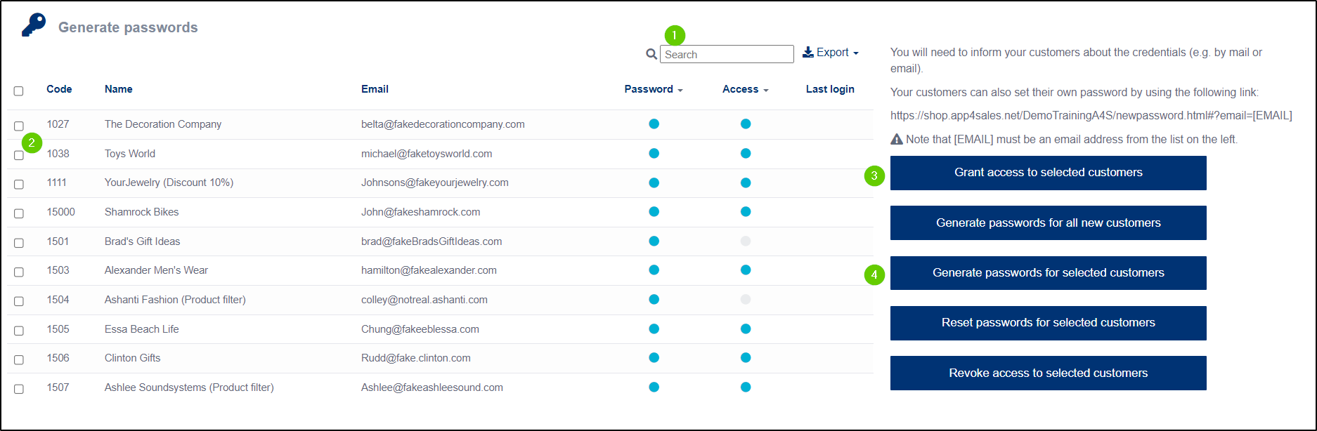 How do I grant access to Portal4Sales for my customer? – Support | Core-suite