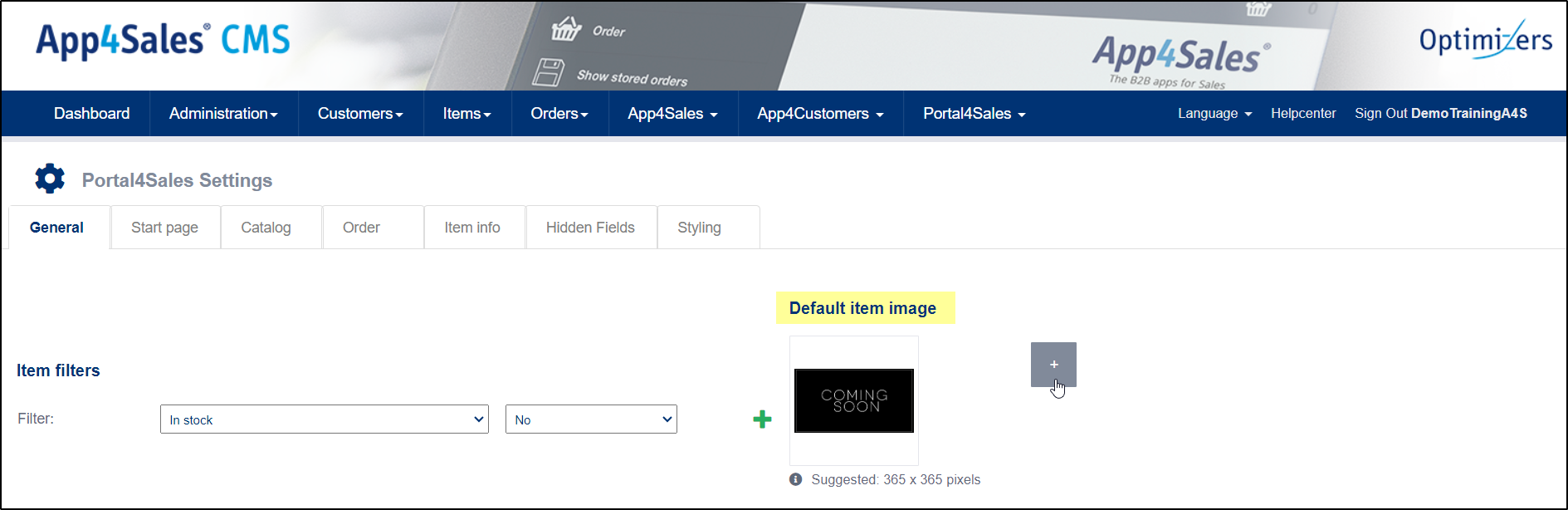 How to set a default product image? – Support | Core-suite